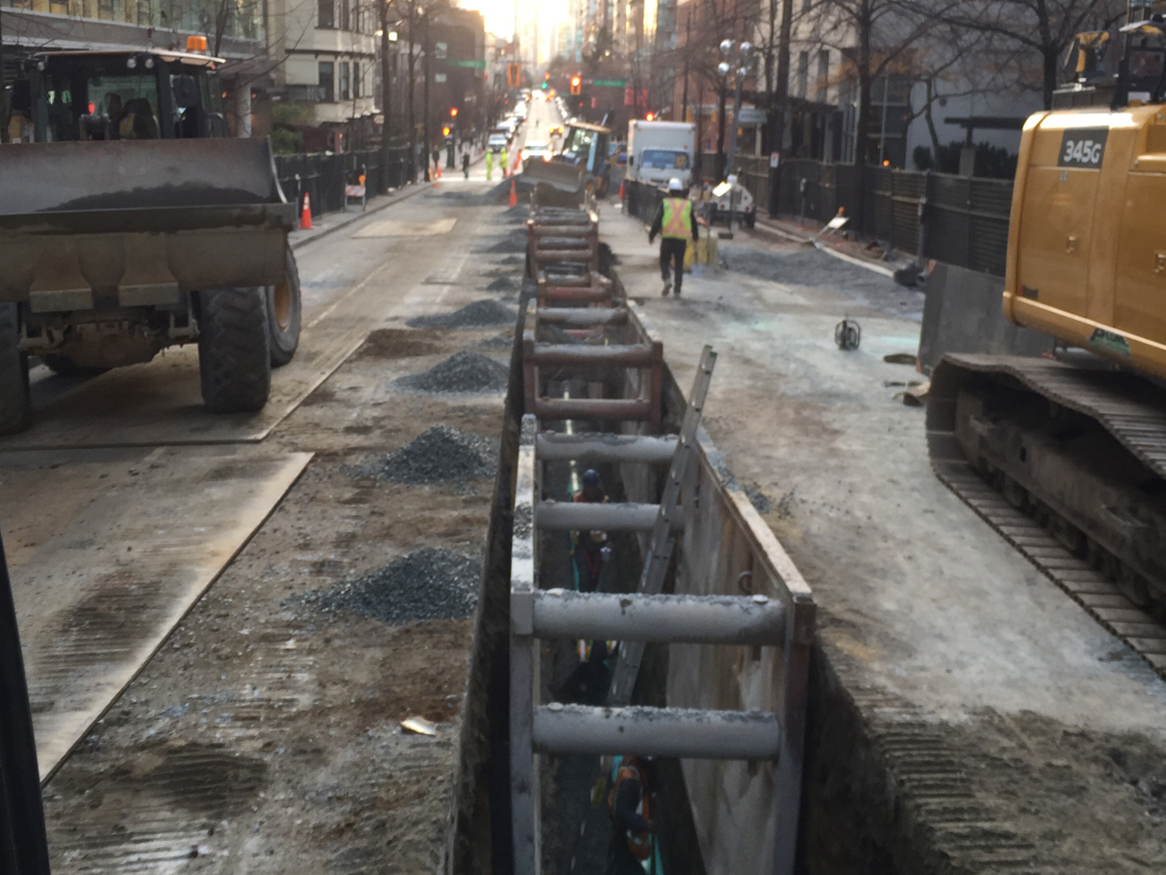 Homer & Robson St Sanitary Sewer Upgrades – Pedre Contractors